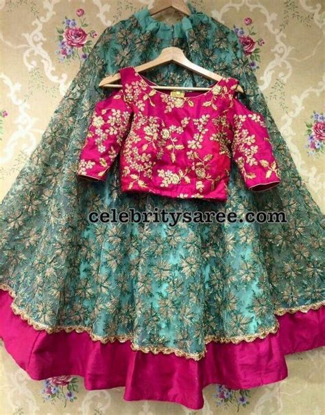 Net Weave Fancy Crop Top Saree Blouse Patterns