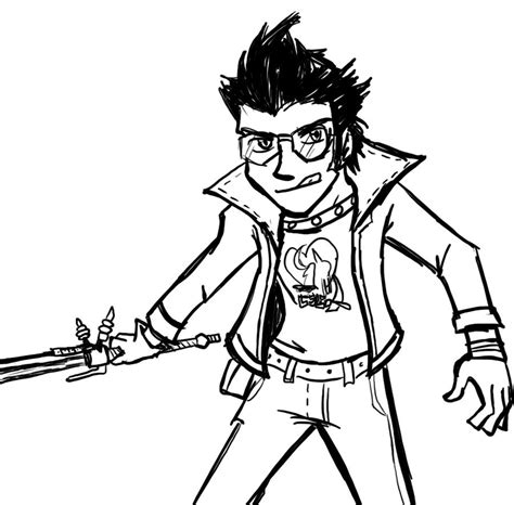 Travis Touchdown By Metaknuckles On Deviantart