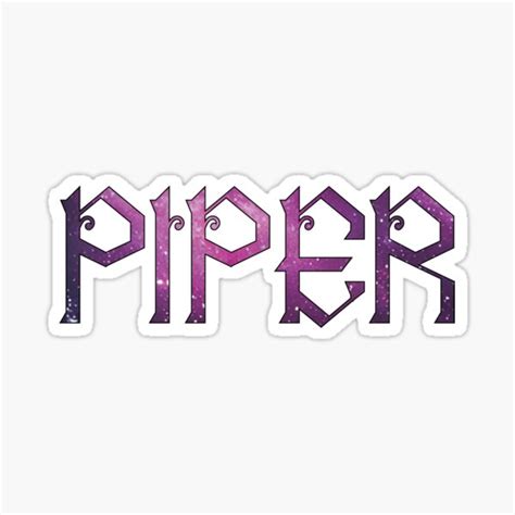 Piper Name I My Name Is Piper Typography Name Galaxy Vibe