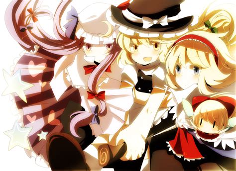 Kirisame Marisa Alice Margatroid Patchouli Knowledge And Shanghai
