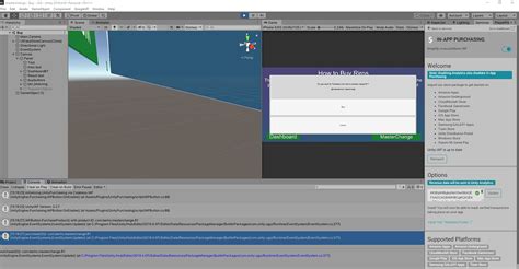 iap works in editor but not on android iphone unity services unity