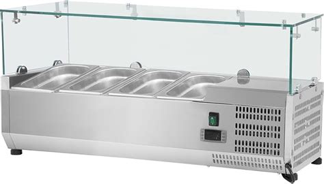 Amazon de Royal Catering Kühltheke Kühlvitrine Kühlaufsatz RCKV G x cm L