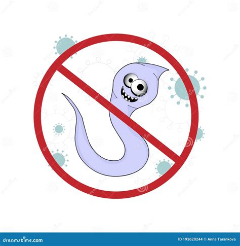 Helminths Roundworms Intestinal Parasites Warning Sign Parasitism