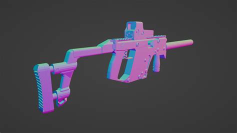 Archivo Stl Vector Kriss 👽・diseño De Impresión En 3d Para Descargar・cults