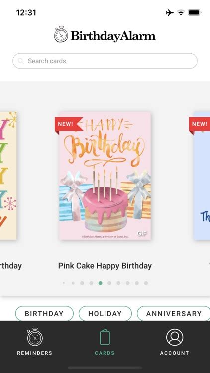 BirthdayAlarm ECard Reminders By Zuno