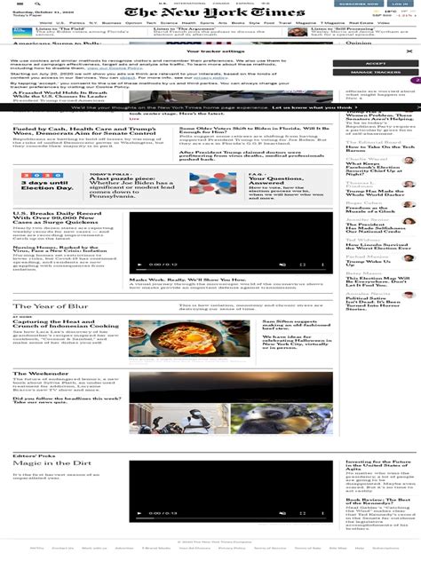 The New York Times Breaking News Us News World News And Videos