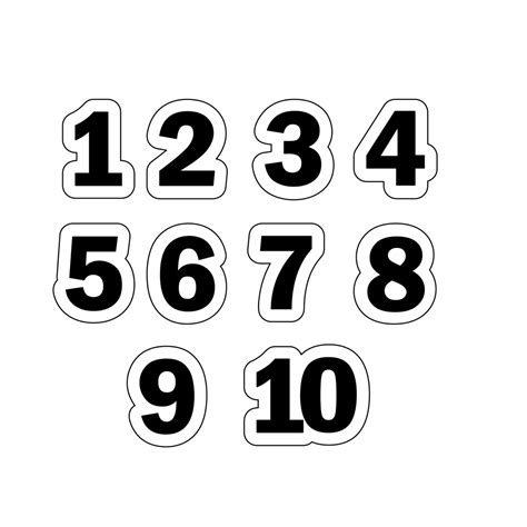 Numbers 1 To 10 Pattern Felt Board Magic