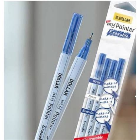 Dollar My Pointer Erasable 03mm 10 Penpack Erasable With Ink