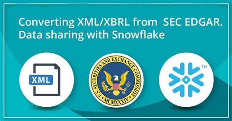 Converting Xmlxbrl From Sec Edgar Data Sharing With Snowflake