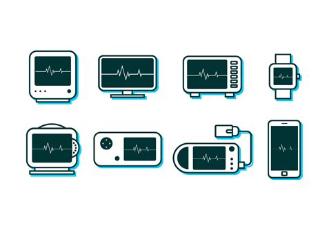 Electrocardiography Monitor Free Vector 161584 Vector Art At Vecteezy