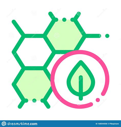 Cosmetische Inhaltsstoffe Honey Vector Thin Line Symbol Vektor