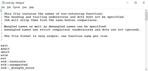 Igors Tip Of The Week 126 Non Returning Functions Hex Rays