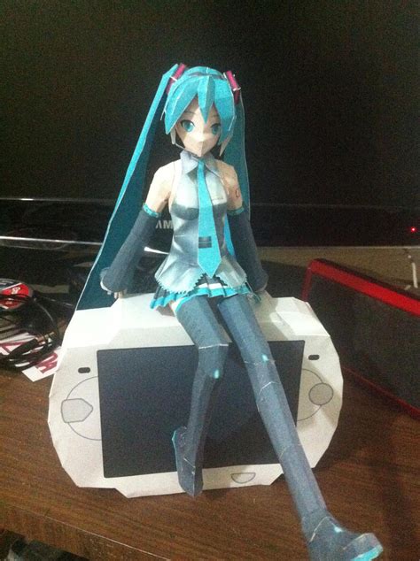 Anime Papercraft Hatsune Miku Free Papercraft Papermodel Images And