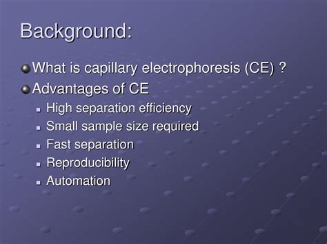 Ppt Simultaneous Determination Of Inorganic Anions And Cations By Capillary Electrophoresis
