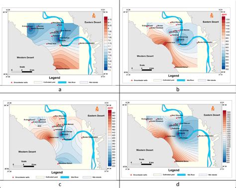 Iso Concentration Maps Showing Spatial Variation Of Ph A Tds B Download Scientific