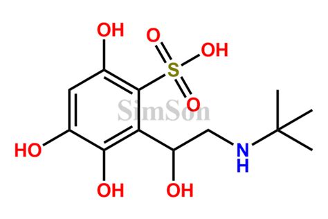 Terbutaline Impurity 10 CAS No NA Simson Pharma Limited
