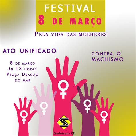 Sindetran Convoca A Todos Para Ato Unificado Do Dia Da Mulher