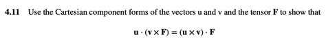 Solved 411 Use The Cartesian Component Forms Of The Vectors