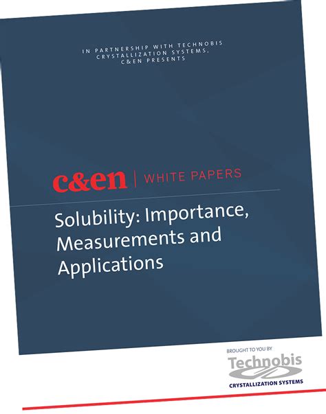 Canden White Papers Solubility Importance Measurements And Applications