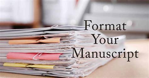 Format Your Manuscript Dos And Donts Book Cave