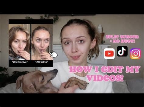 EDIT A VIDEO WITH ME How I Edit My Split Screen Videos For YT Shorts TikTok Reels NO