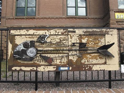 Fish Door Assemblage Assemblage Art Fish Art Assemblage