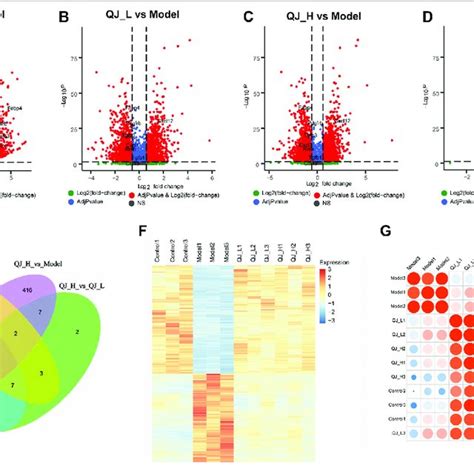 Deg Analysis Of The Mrna Seq A D Volcano Plot Of Differentially