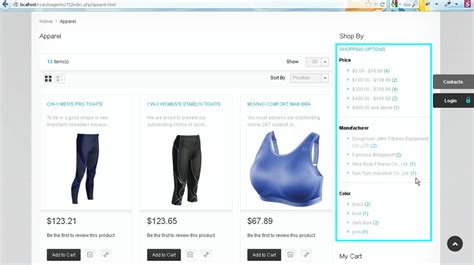 magento how to manage layered navigation block template monster help