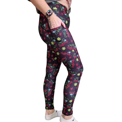 Sculpt Yoga Full Length Leggings Naughty Or Nice