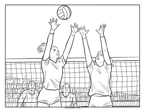 85 Volleybal Kleurplaten Voor Kinderen En Volwassenen