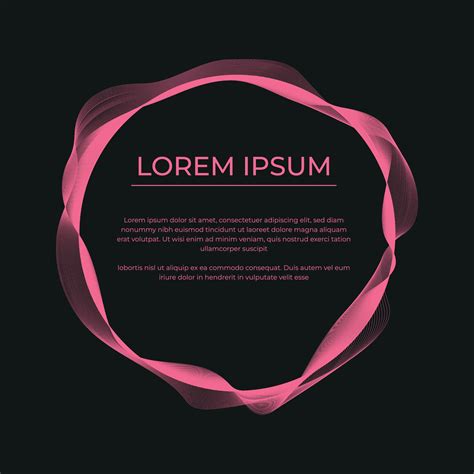 Gradient Color Wavy Lines Frame 29163488 Vector Art At Vecteezy