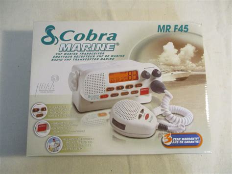 Cobra Marine VHF Transceiver MR F45 EstateSales Org