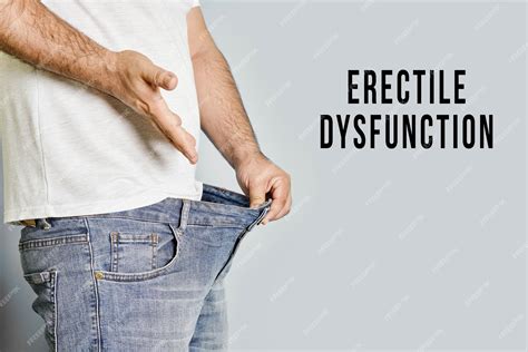Um Homem Com Problema Sexual De Disfunção Erétil Foto Premium