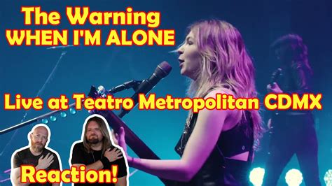 Musicians React To Hearing The Warning WHEN I M ALONE Live At Teatro