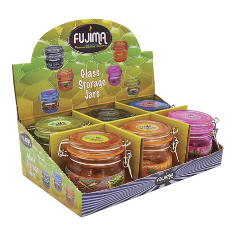 Fujima Dank Tank Airtight Glass Jar 150ml 6pcs