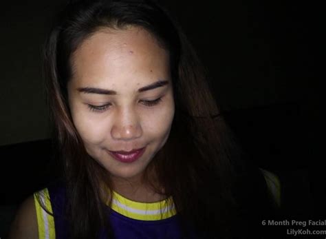 Months Pregnant Sticky Facial Cim Xasiat