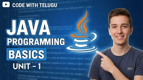 Basic Concepts Of Java Unit 1 Btech 2nd Year 1st Sem Explained