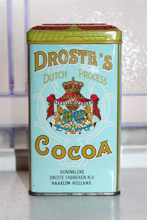Vintage Droste Cocoa Tin 1920s