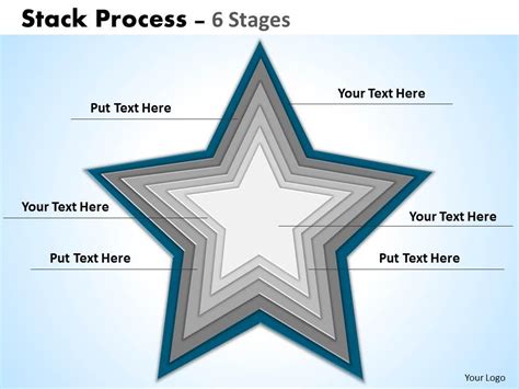 Stack Process 6 2 PowerPoint Templates Download PPT Background Template Graphics Presentation