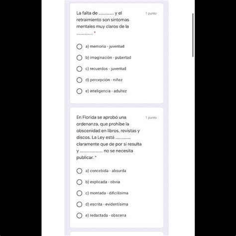 completar la oración Brainly lat