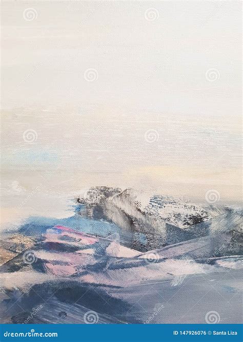 Mar Abstracto De Art Painting Arte Moderno Arte Contempor Neo Foto De