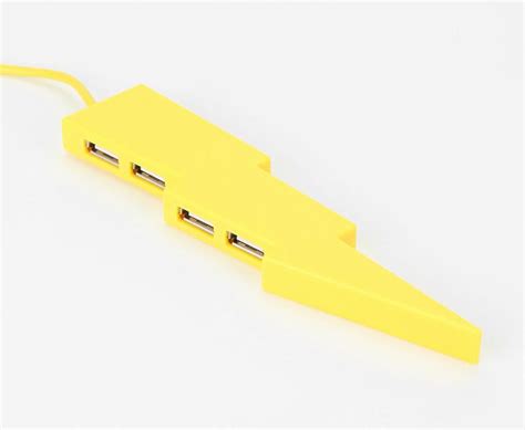Lighting Bolt Port Usb Hub Gadgetsin