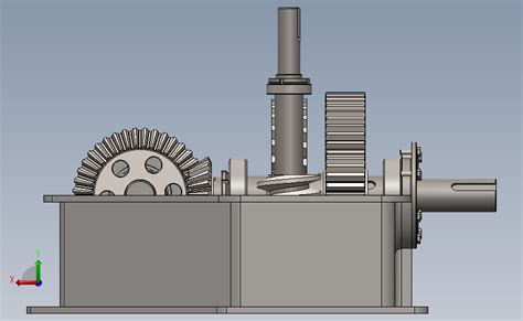 测速仪减速齿轮solidworks 2011模型图纸下载 懒石网