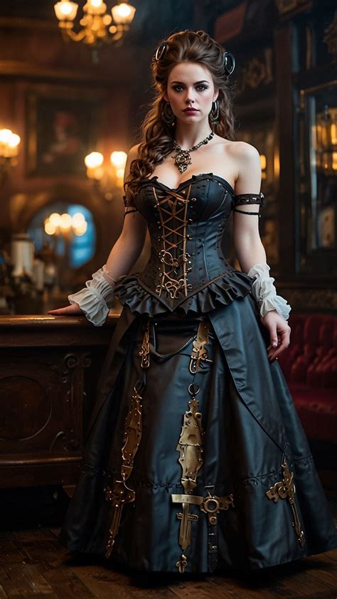 Corset Steampunk Luxueux Et Innovant Robe Steampunk Corset Steampunk