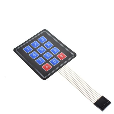Keypad 4 X 3 Membrane Ktechnics Systems