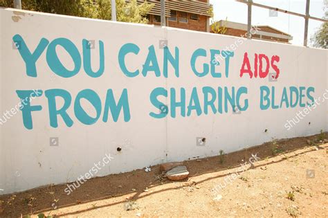 Hivaids Sex Education Posters Francistown Botswana Editorial Stock