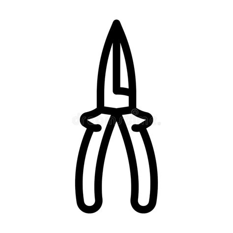 Long Nose Pliers Stock Illustrations 73 Long Nose Pliers Stock
