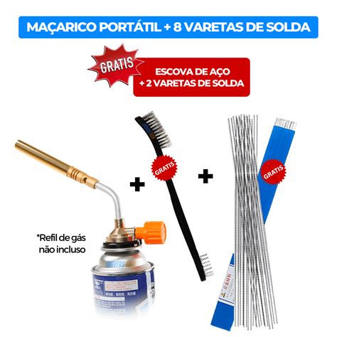 Conjunto Completo De Solda Profissional Super Solda 4 0 Brindes Ex