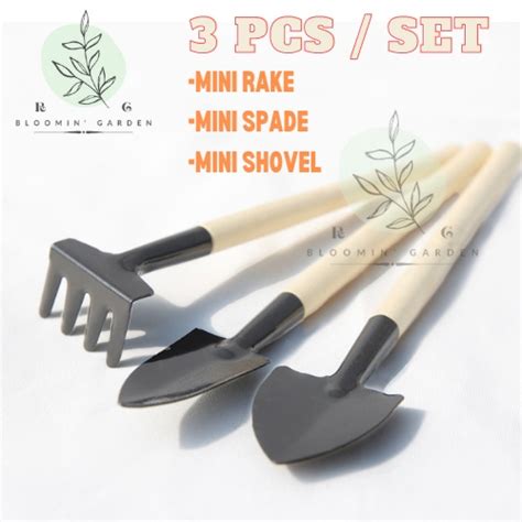 Planting Set And Gardening Tools 3 In 1 Alat Tanaman Alat Berkebun Small Mini Showel Shovel 小铲子