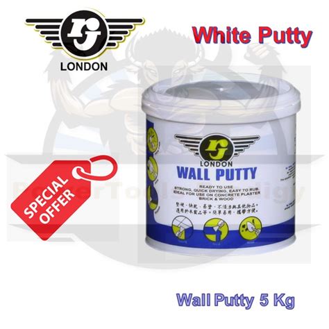 Rj London Wall Putty 5kg White Lazada Singapore